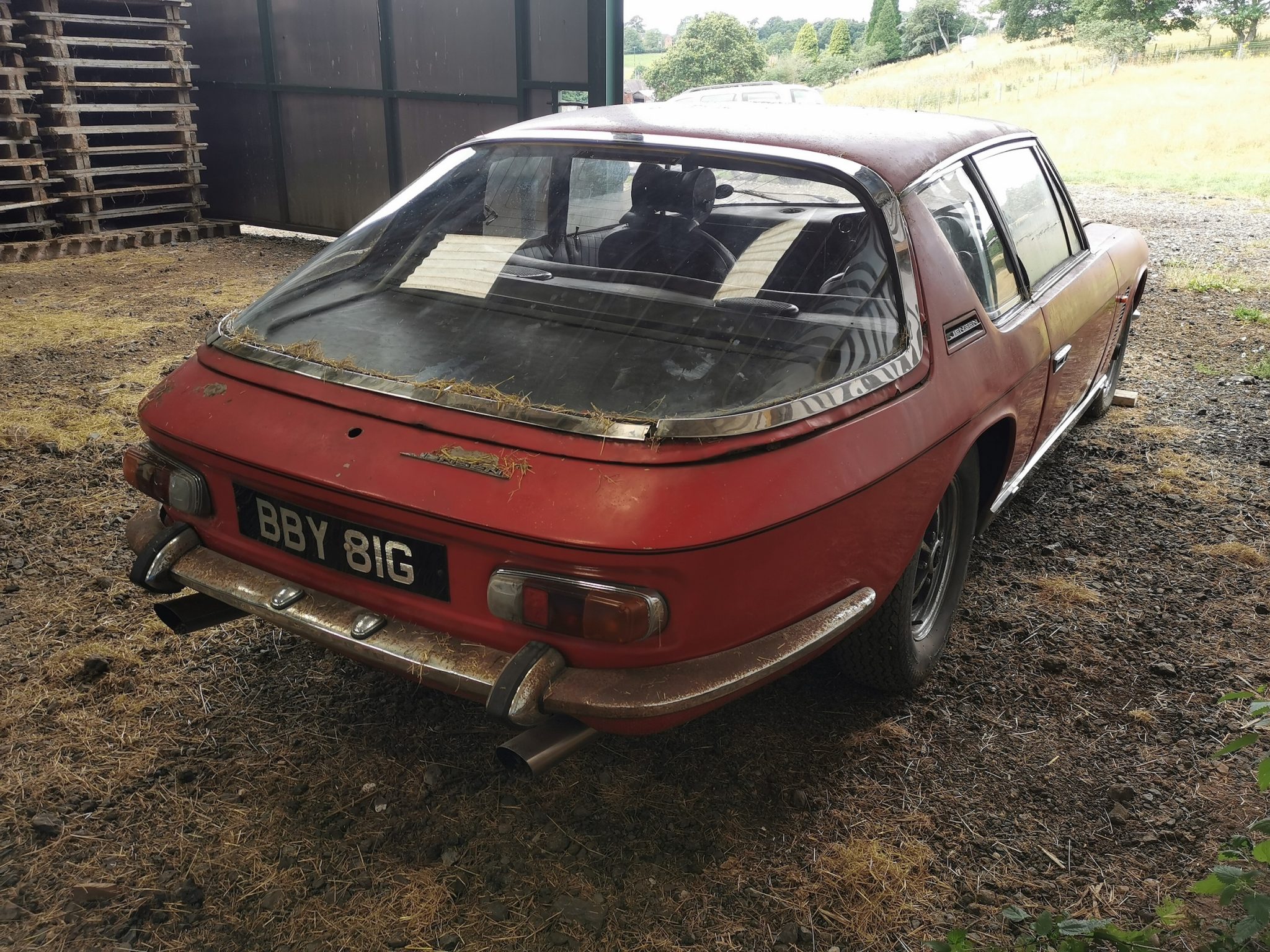 This cherry-red Jensen Interceptor is ripe for restoration | Hagerty UK