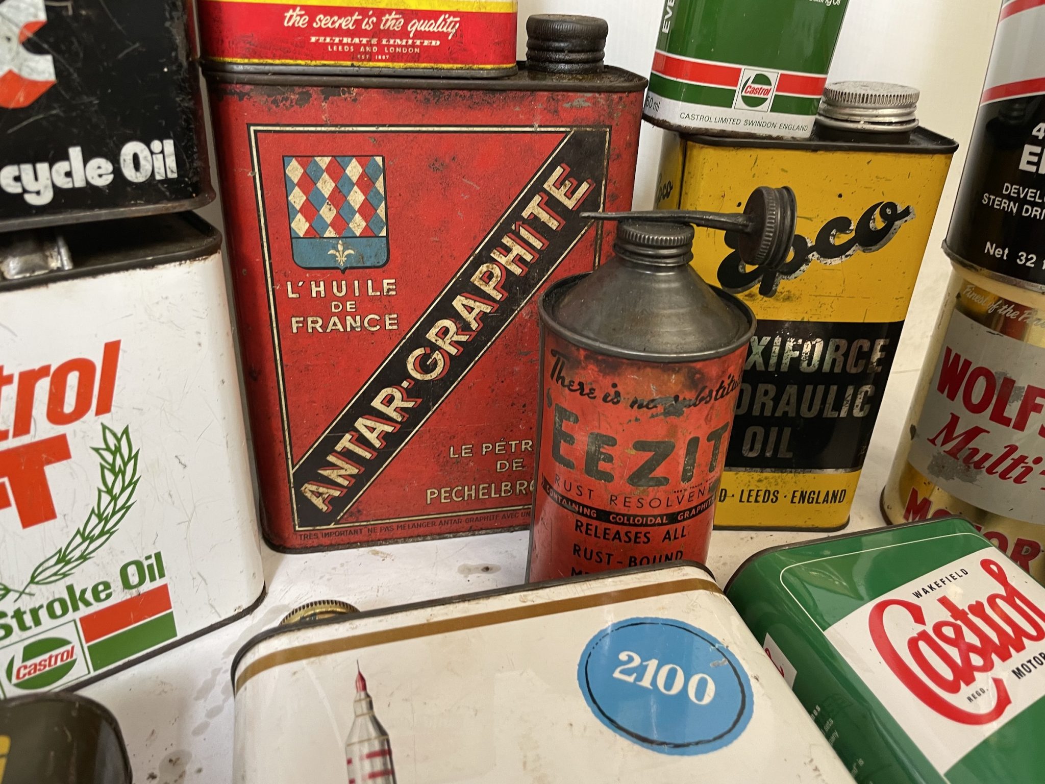 A shedload of surprises: Discovery of huge fuel can collection reveals ...