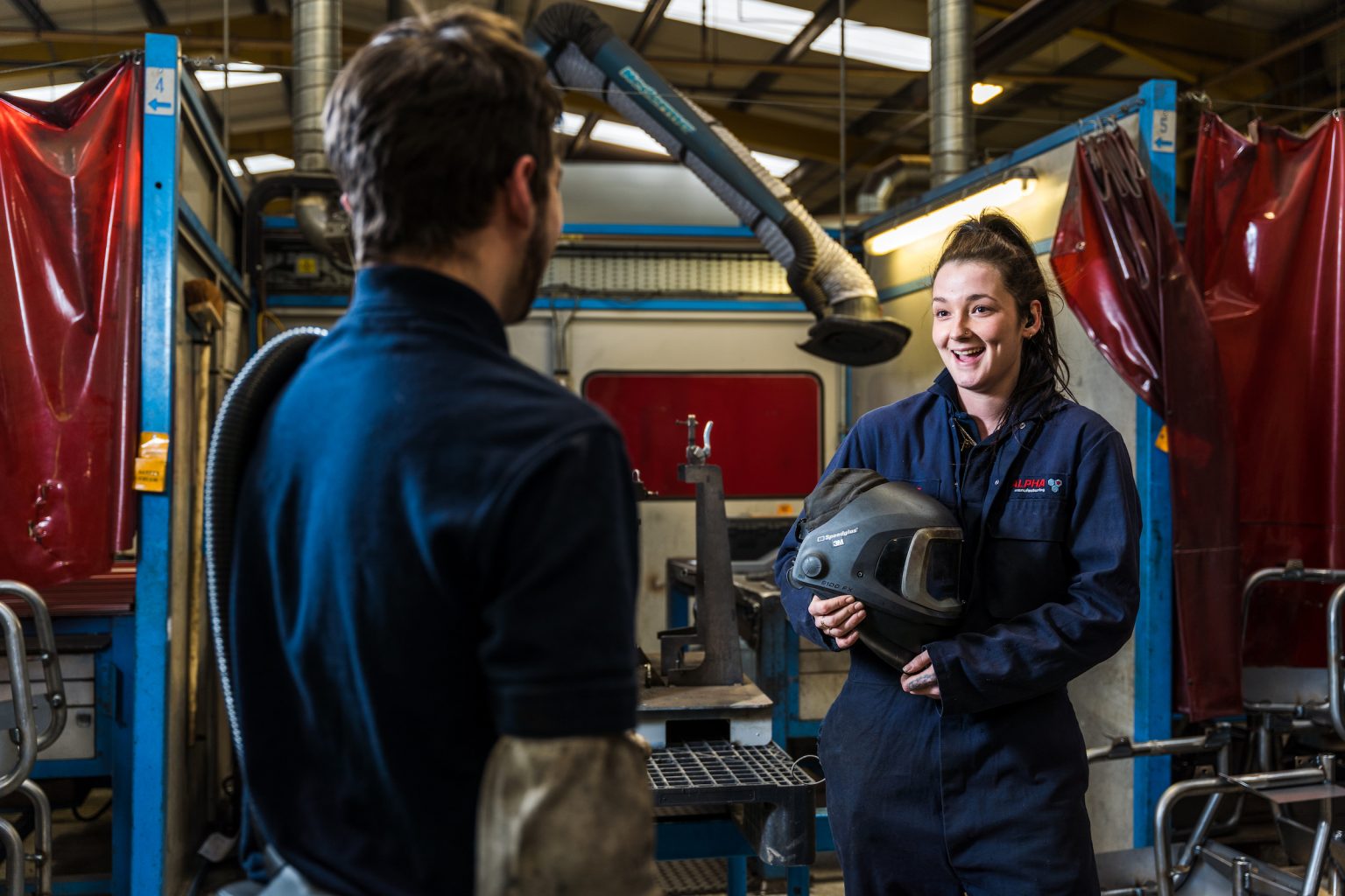 Chloe Sales, a precision welder with zero-tolerance for gender ...