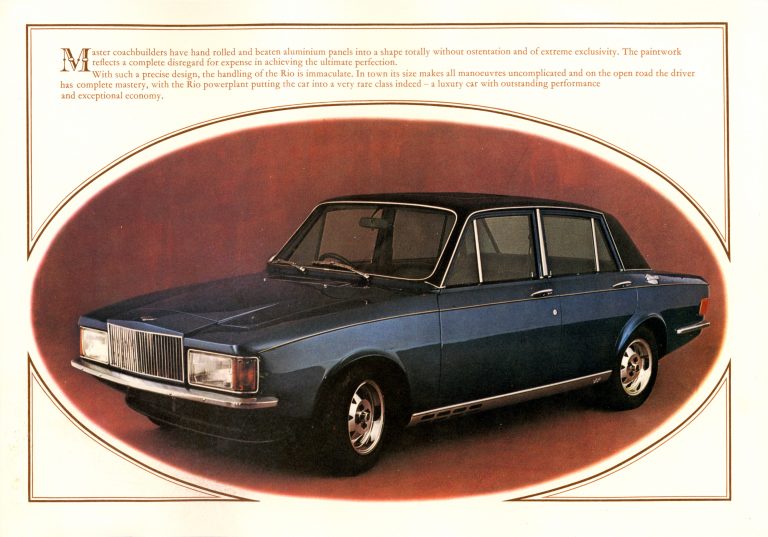 Panther Rio: the downsized executive car that kept oil tycoons high and ...