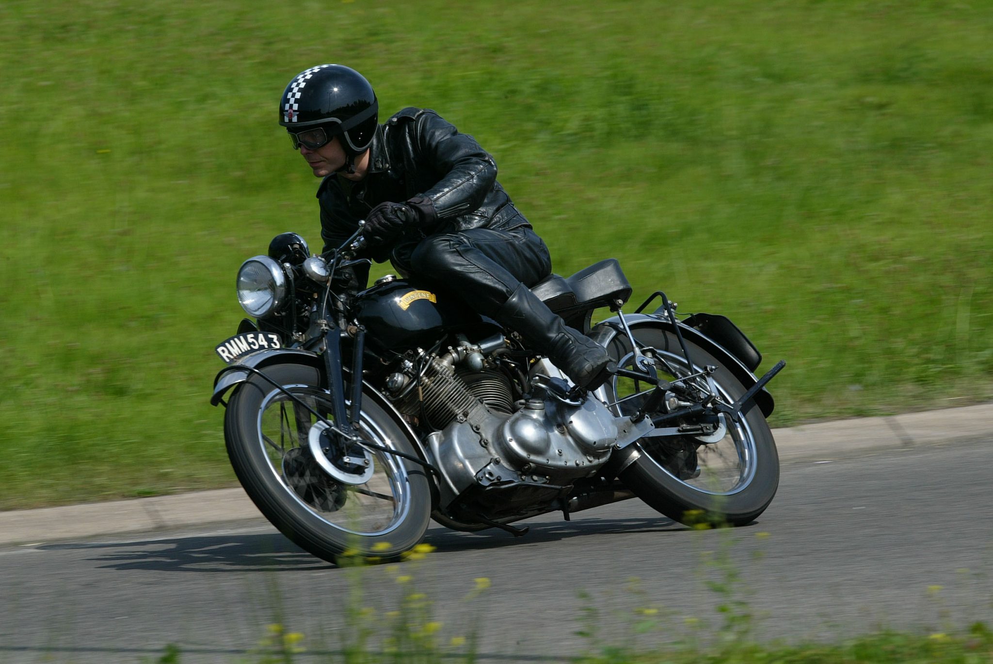 The snarling Vincent Rapide can still mix it on modern roads | Hagerty UK