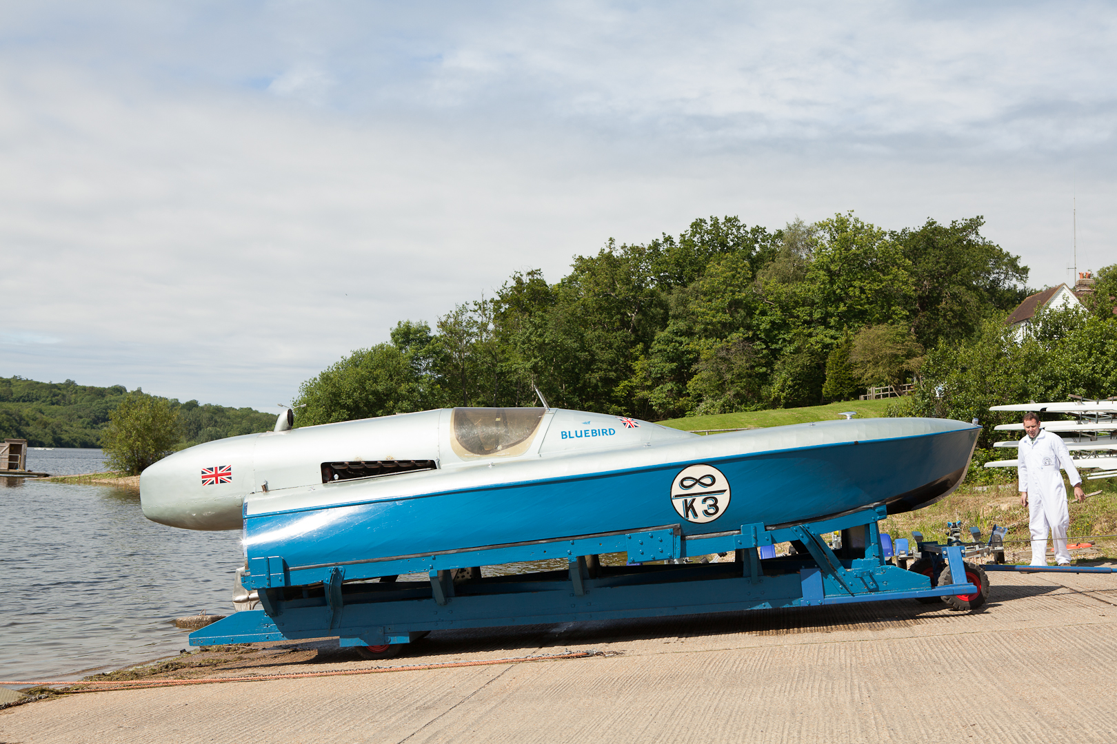 Record-breaking Bluebird K3 returns to the water | Hagerty UK