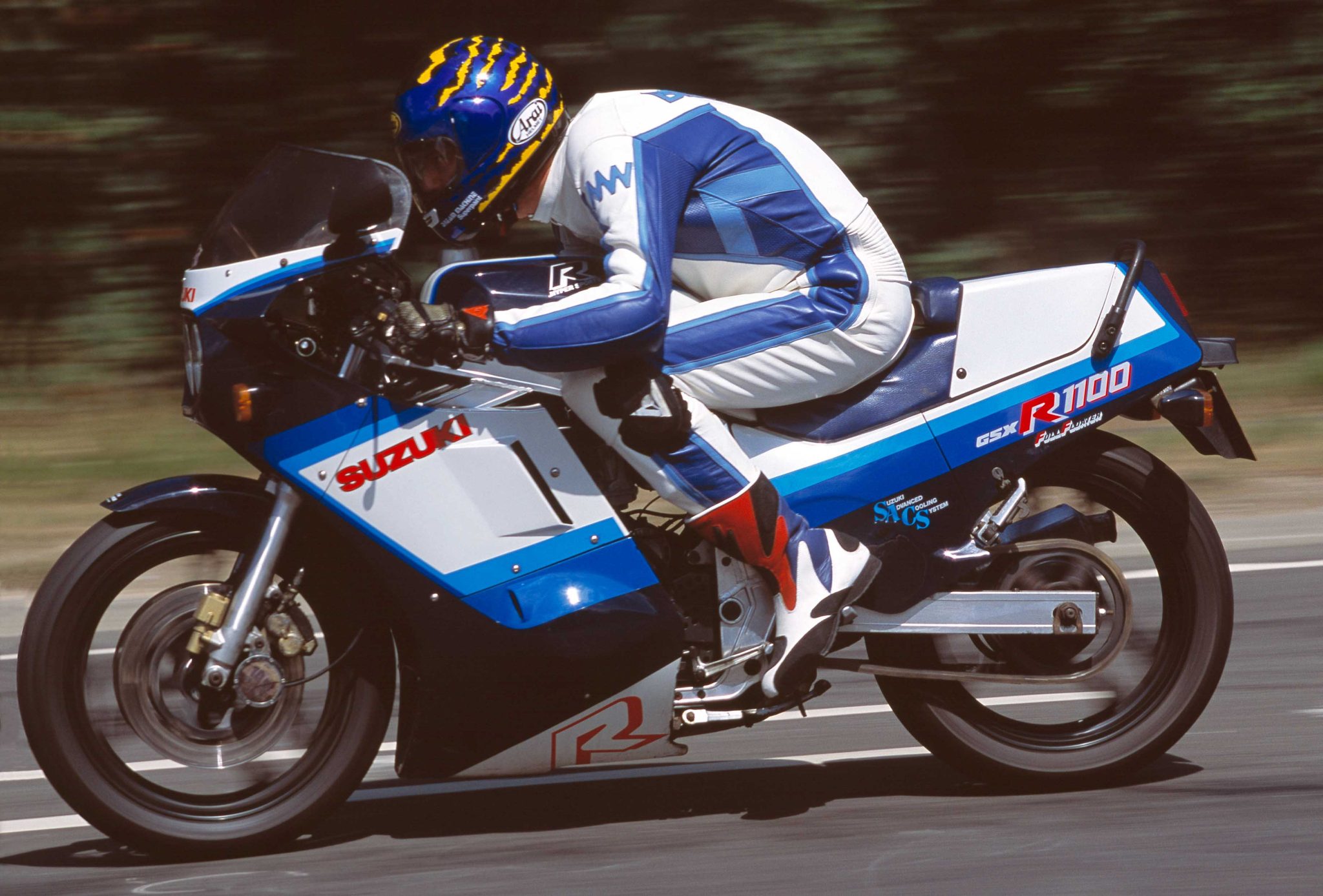 The Suzuki GSX-R1100 was so fast, I had to recalibrate my brain ...