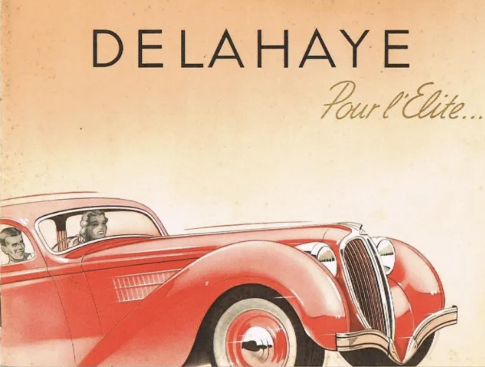 Delahaye Takes Detroit: A 1937 Type 135M restored to proper elegance ...