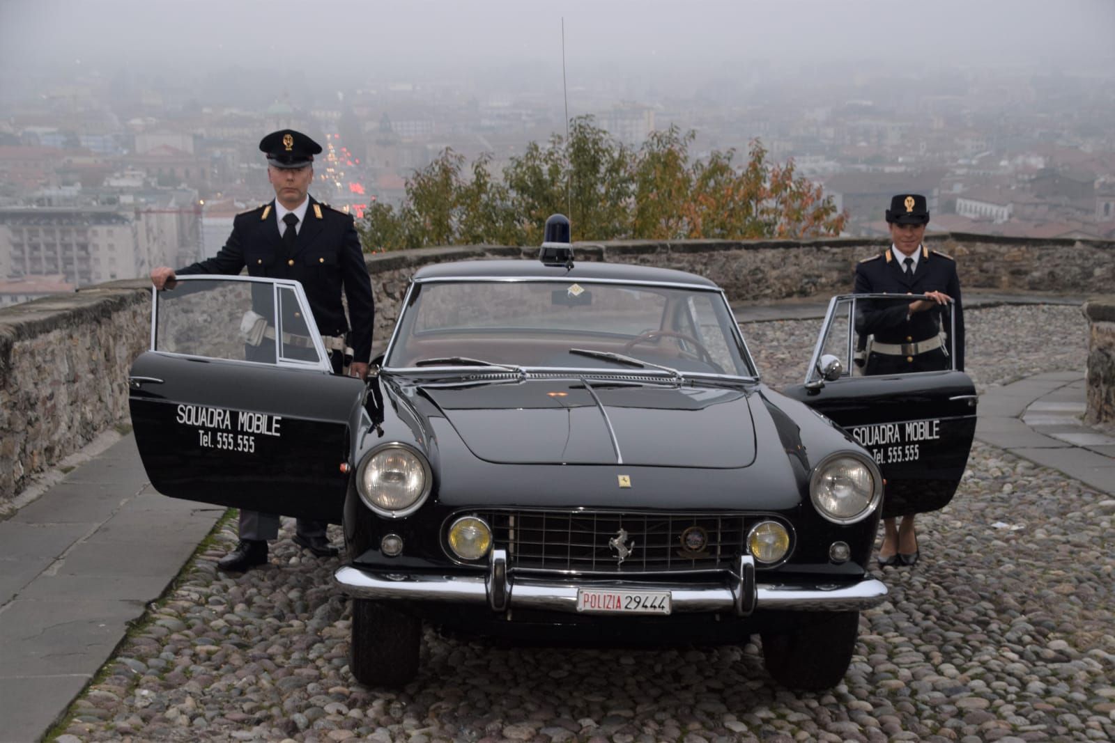The first and greatest Ferrari police car of all was this 250 GTE ...