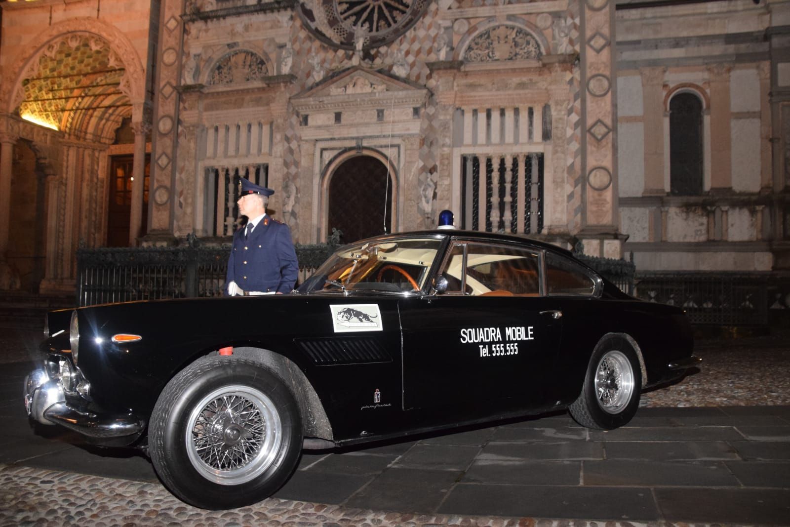 The first and greatest Ferrari police car of all was this 250 GTE ...