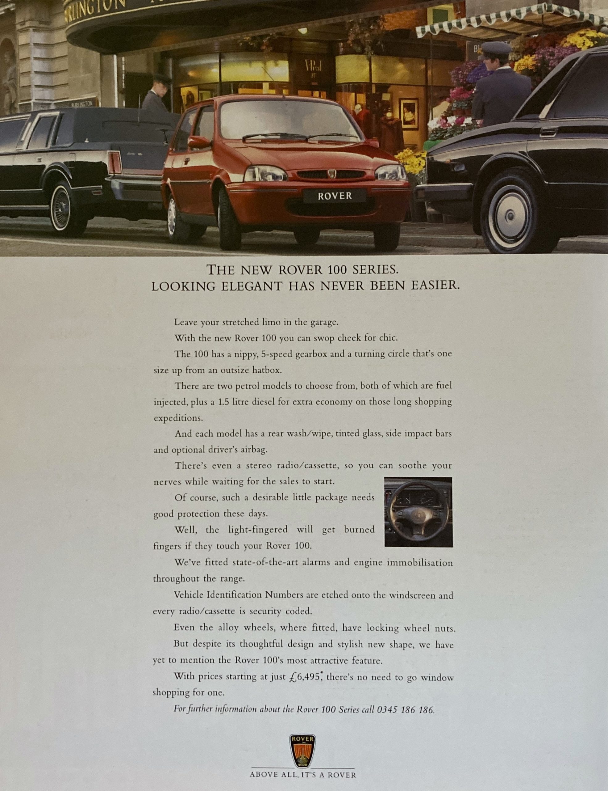 Ad Break: The Rover 100 was a limo in miniature | Hagerty UK