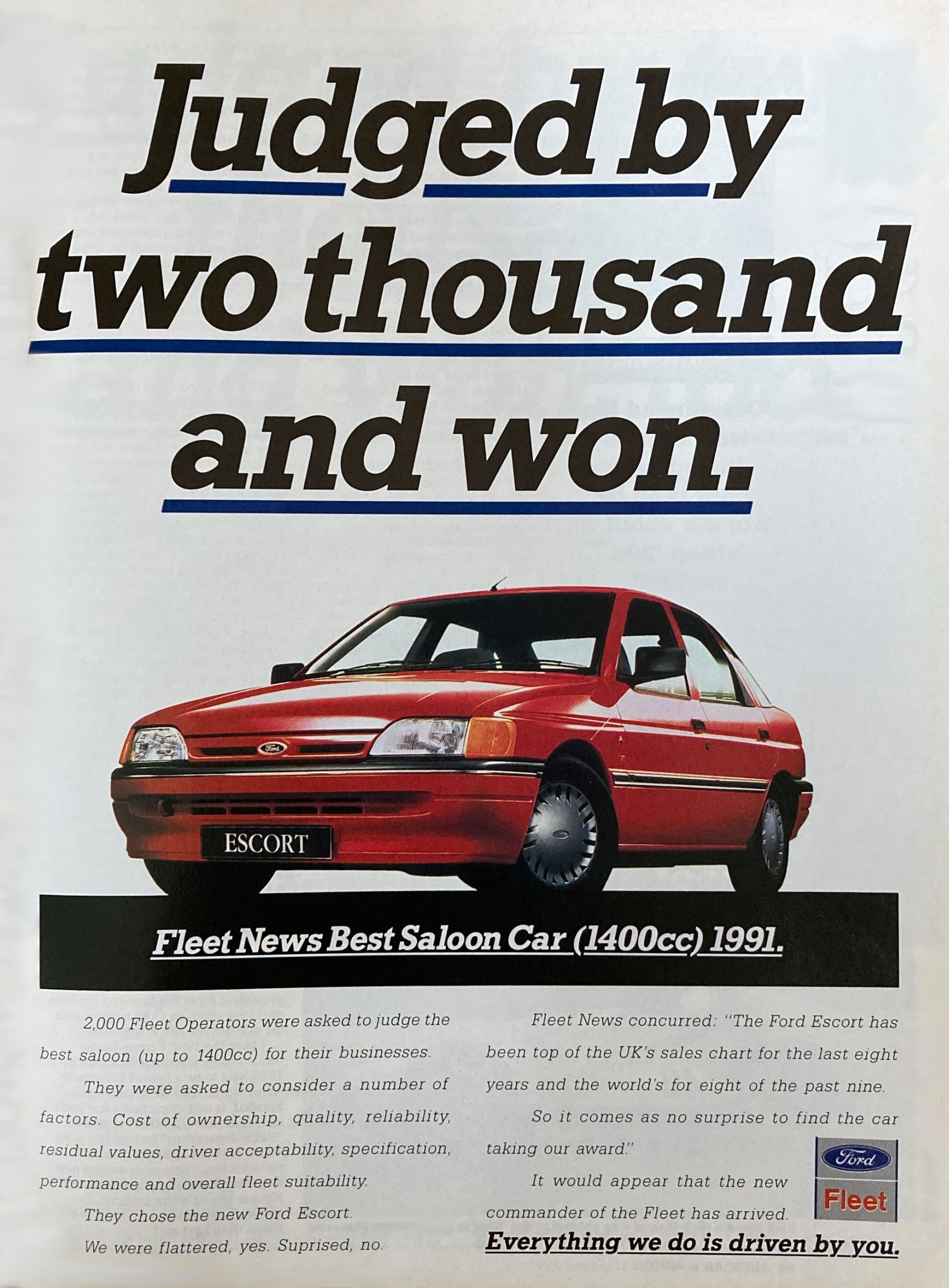 Old Ford Adverts Uk